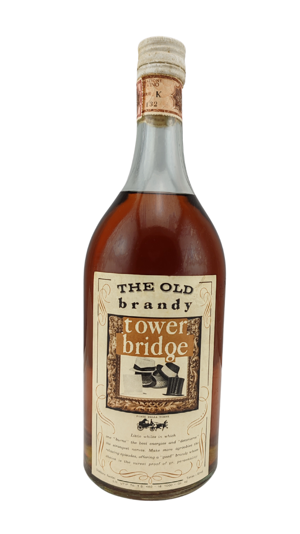 The Old Brandy Tower Bridge 1960s Bardini Rivoli – Winerited